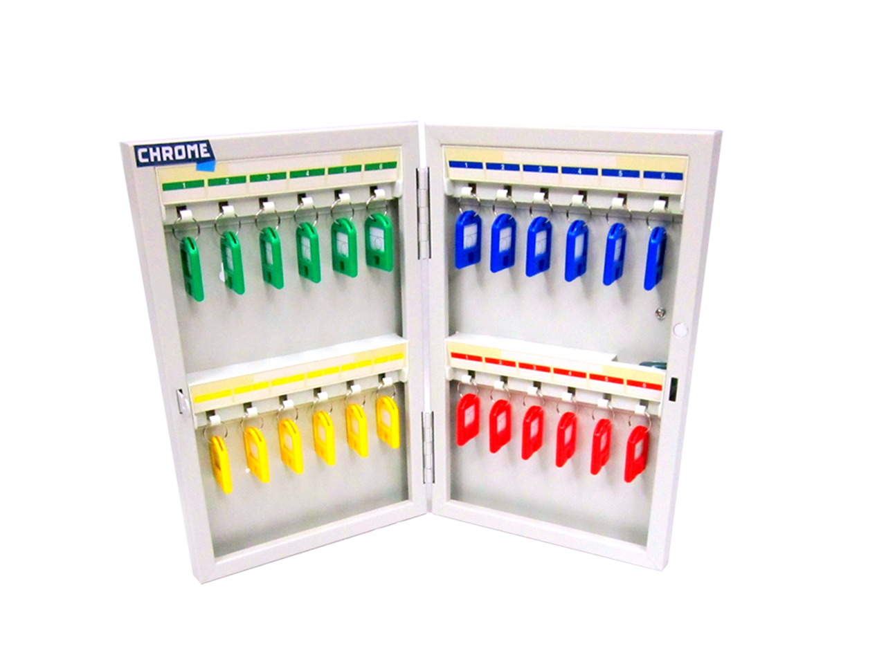 Chrome Key Holder 24 keys - Penrex Chrome Stationery